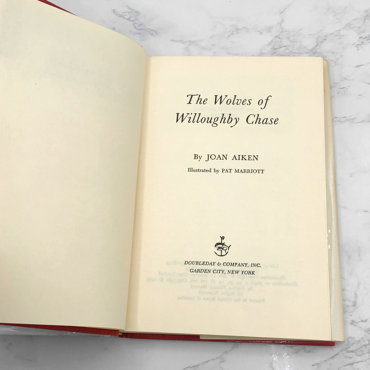 The Wolves of Willoughby Chase by Joan Aiken [U.S. FIRST EDITION] 1963