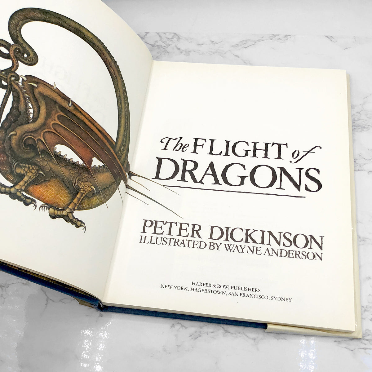 The Flight of Dragons by Peter Dickinson [FIRST EDITION • FIRST PRINTI