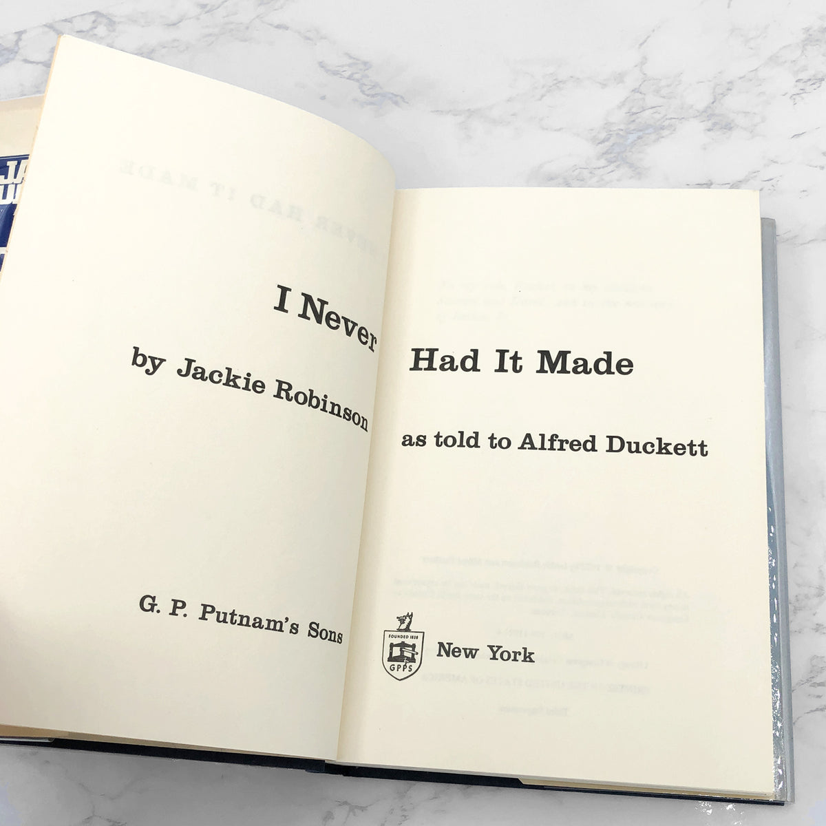 I Never Had It Made by Jackie Robinson [FIRST EDITION] 1972 • G.P Putn