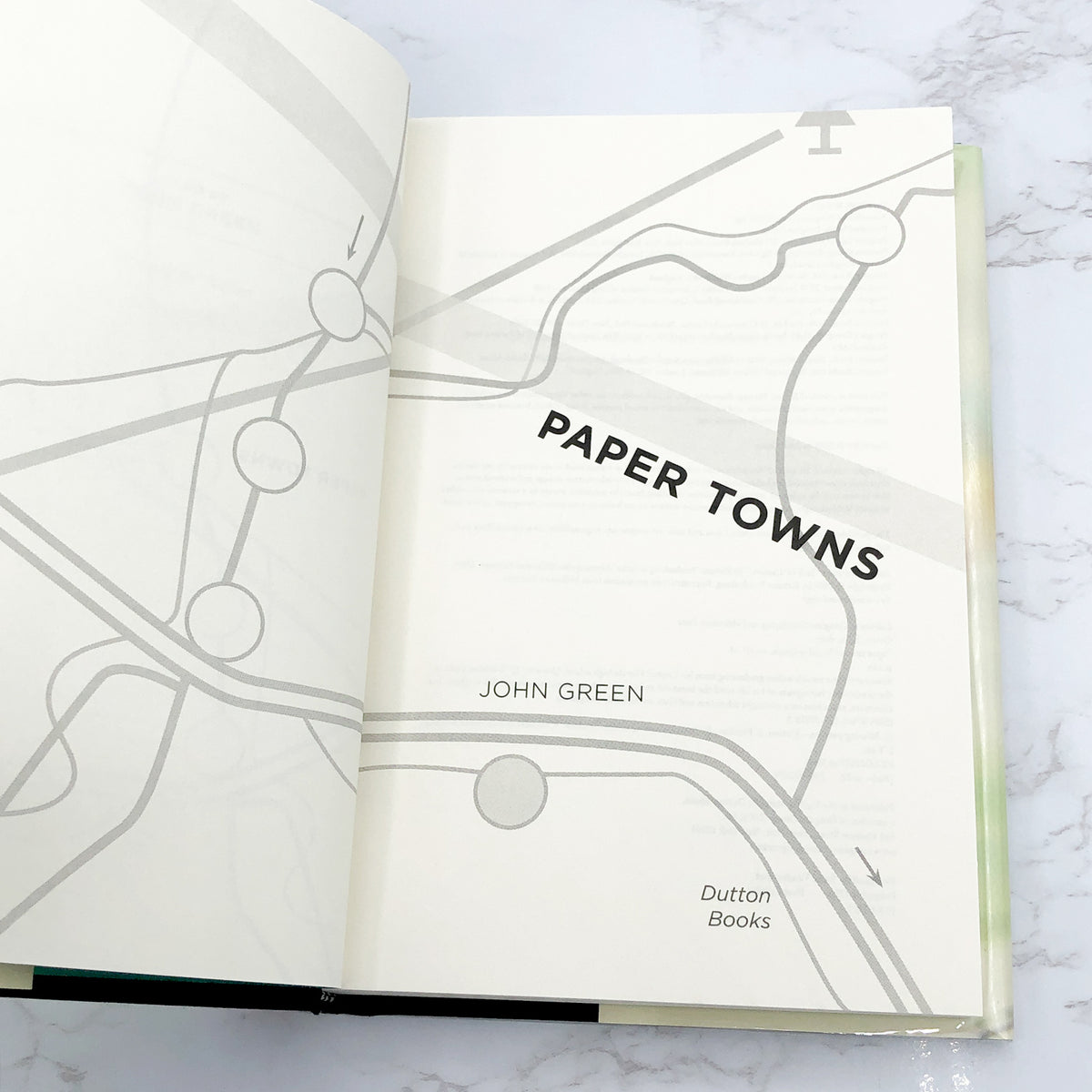 Paper Towns by John Green [FIRST EDITION • SECOND STATE] 2008 • Dutton