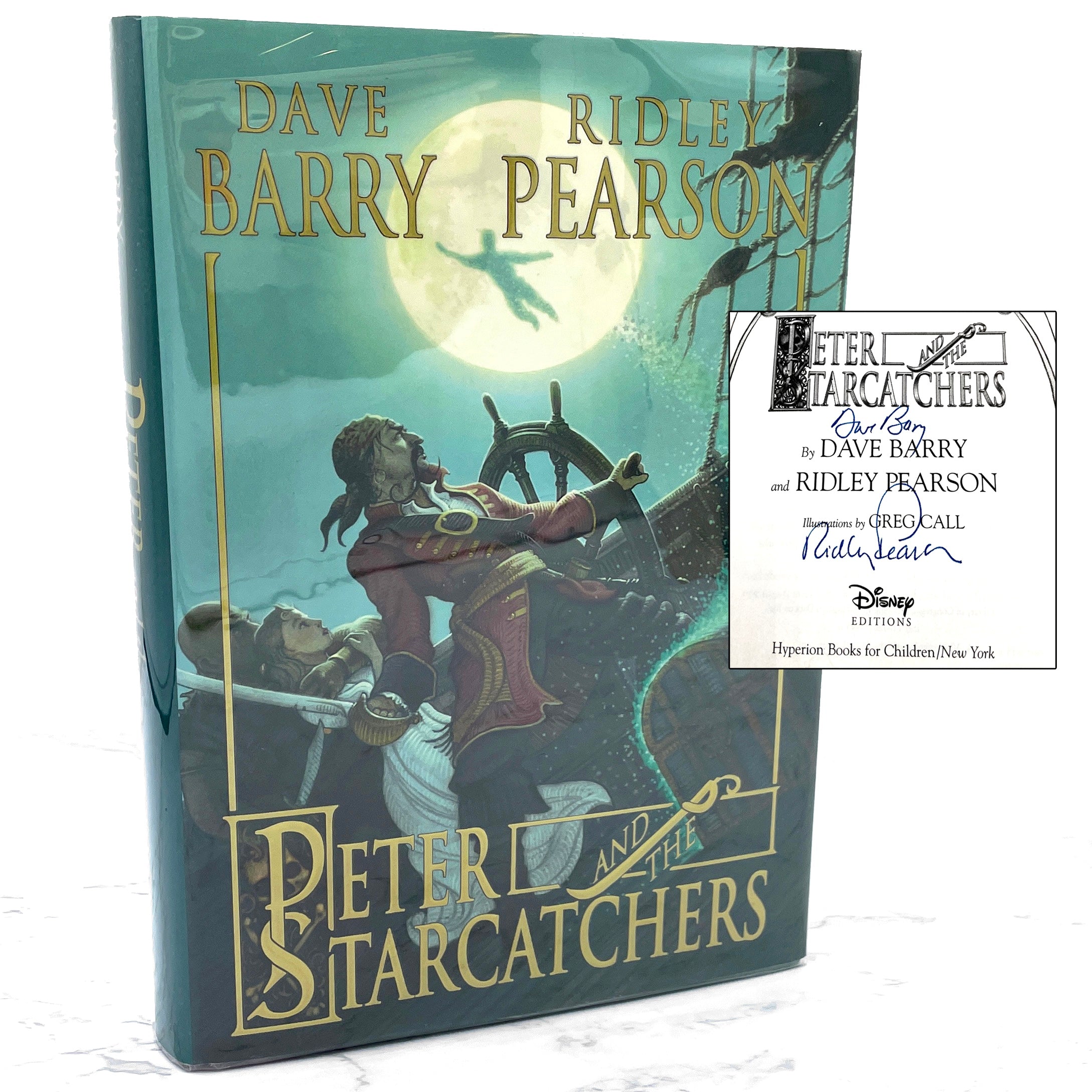 Peter and the Starcatchers by Dave Barry & Ridley Pearson SIGNED! x2 ...