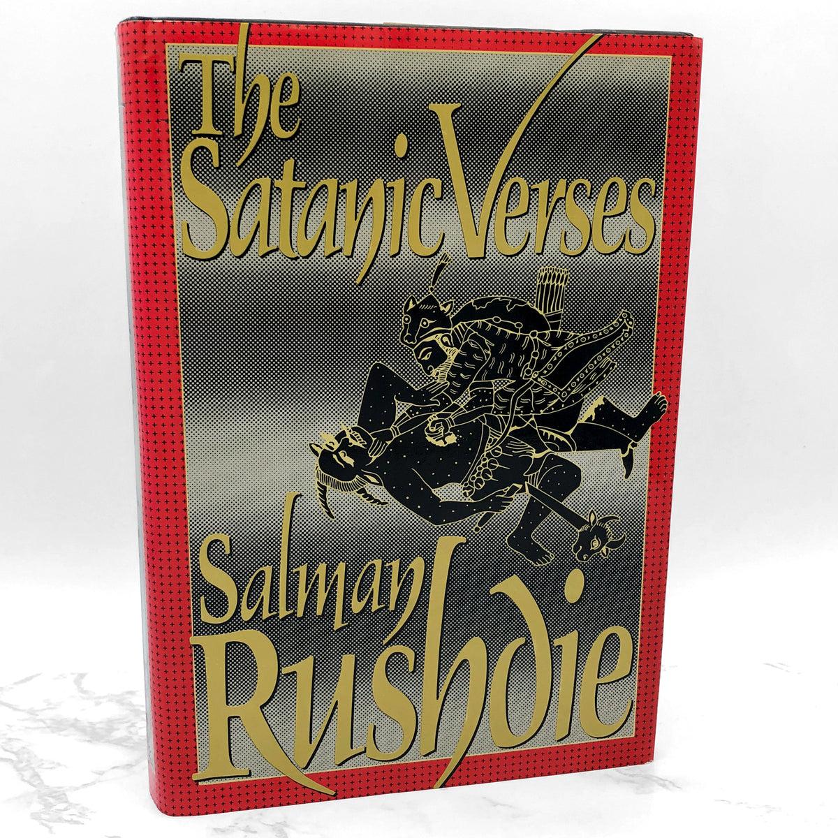 The Satanic Verses by Salman Rushdie [FIRST EDITION] 1988 • Viking