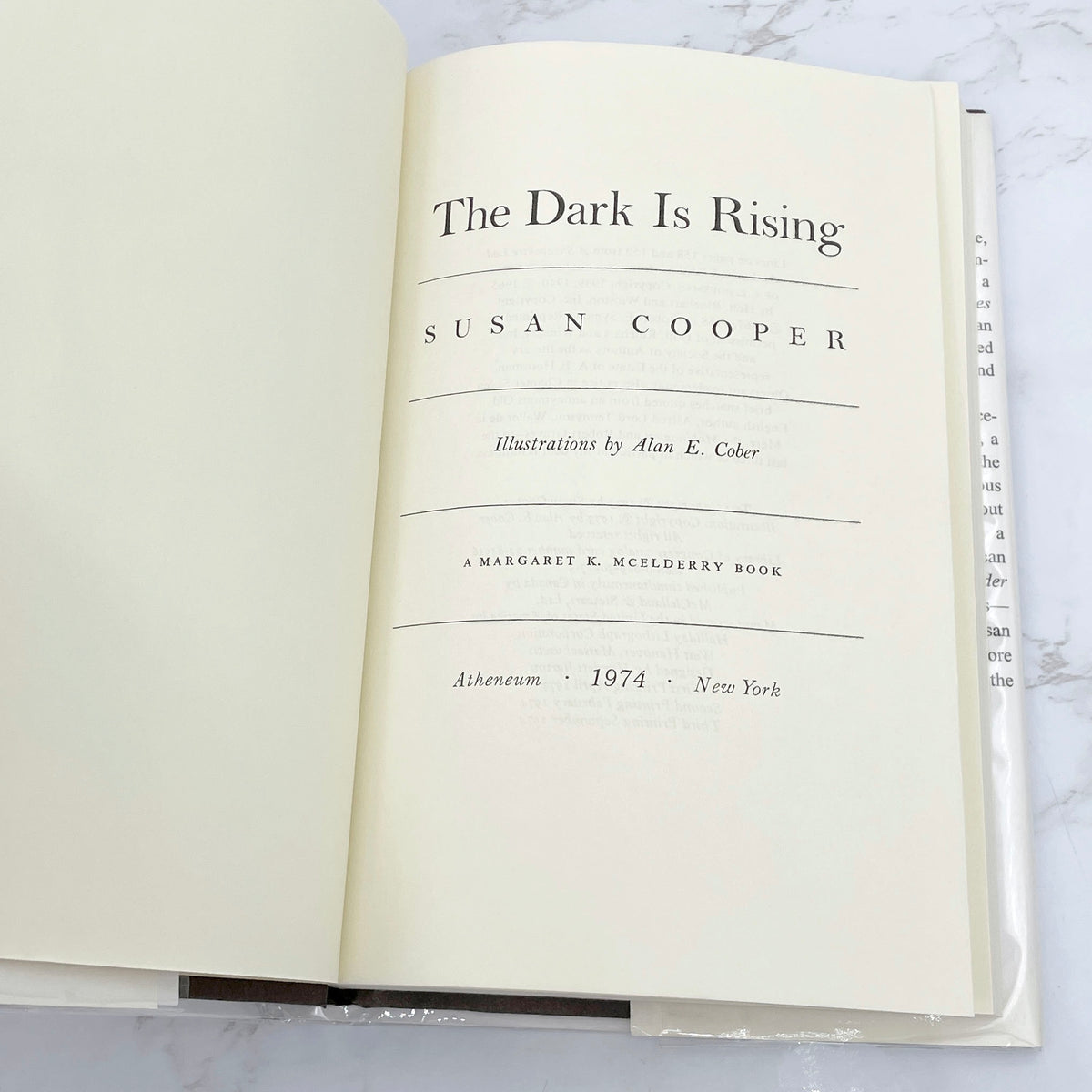 The Dark is Rising by Susan Cooper [FIRST EDITION] 1974 • Later Printi