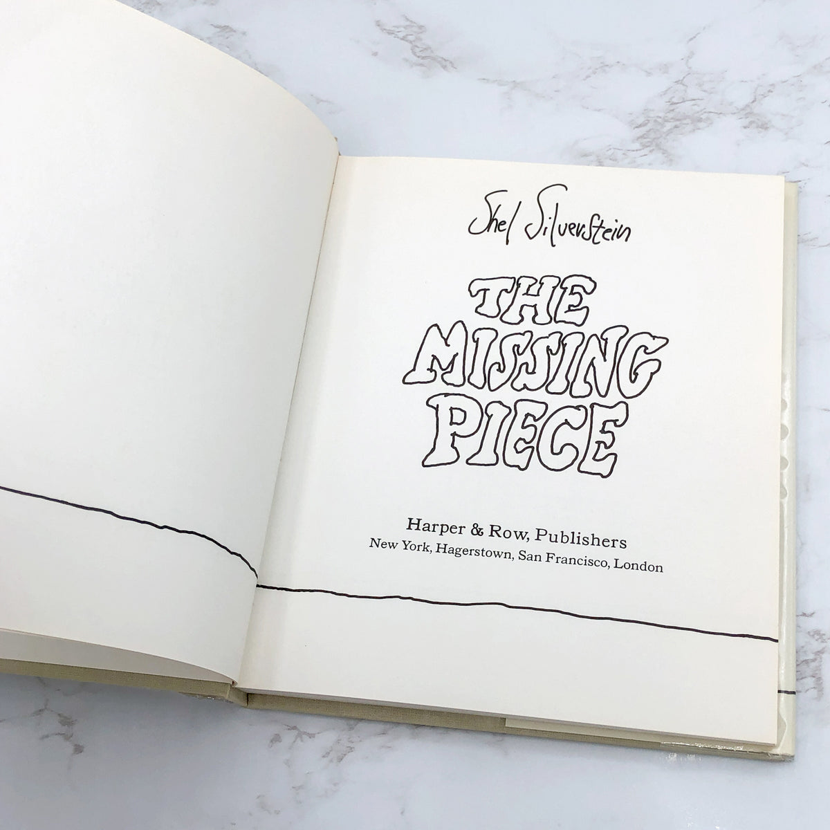 The Missing Piece by Shel Silverstein [FIRST EDITION] 1976 • Harper...
