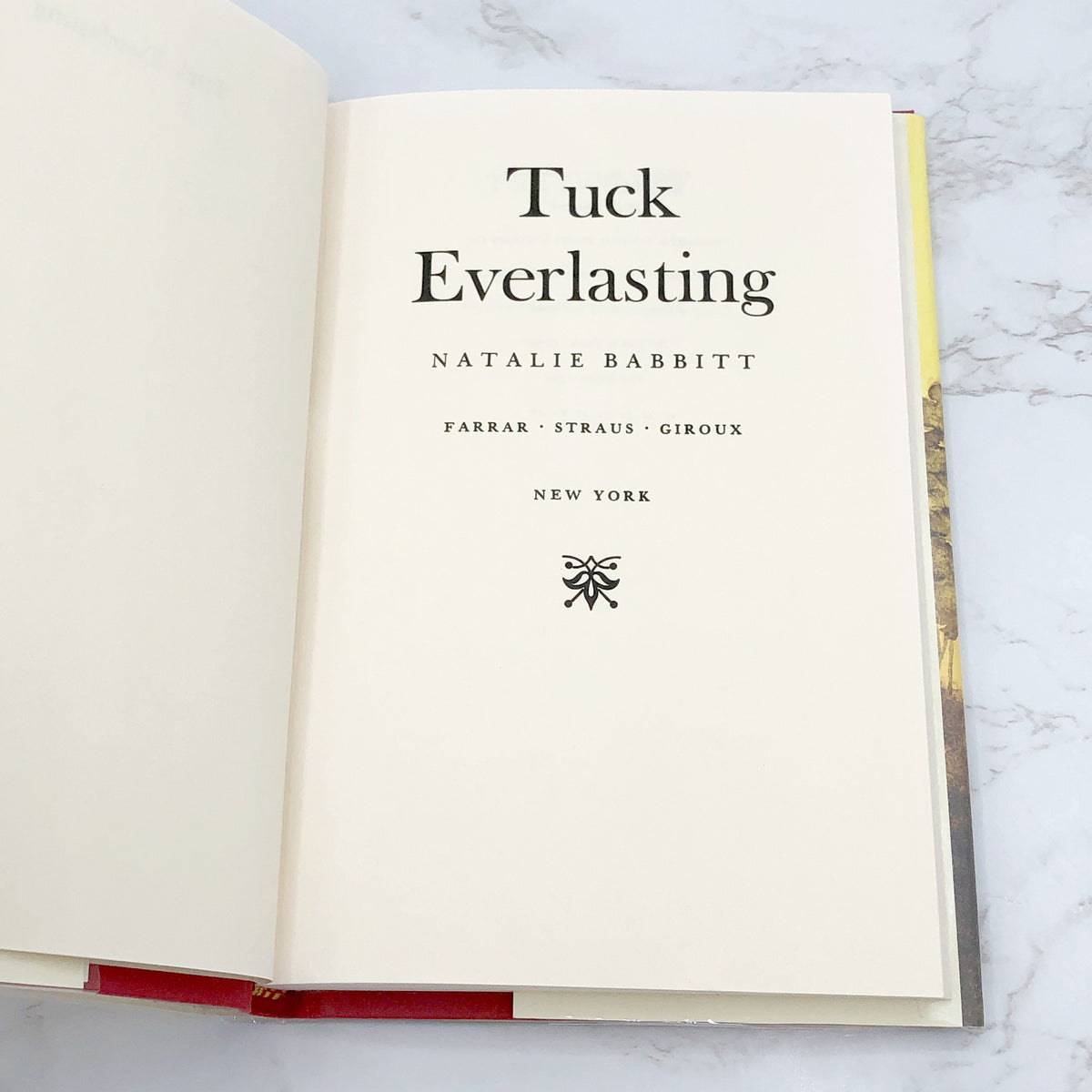 Tuck Everlasting by Natalie Babbitt [FIRST EDITION] 1975 • Farrar Stra