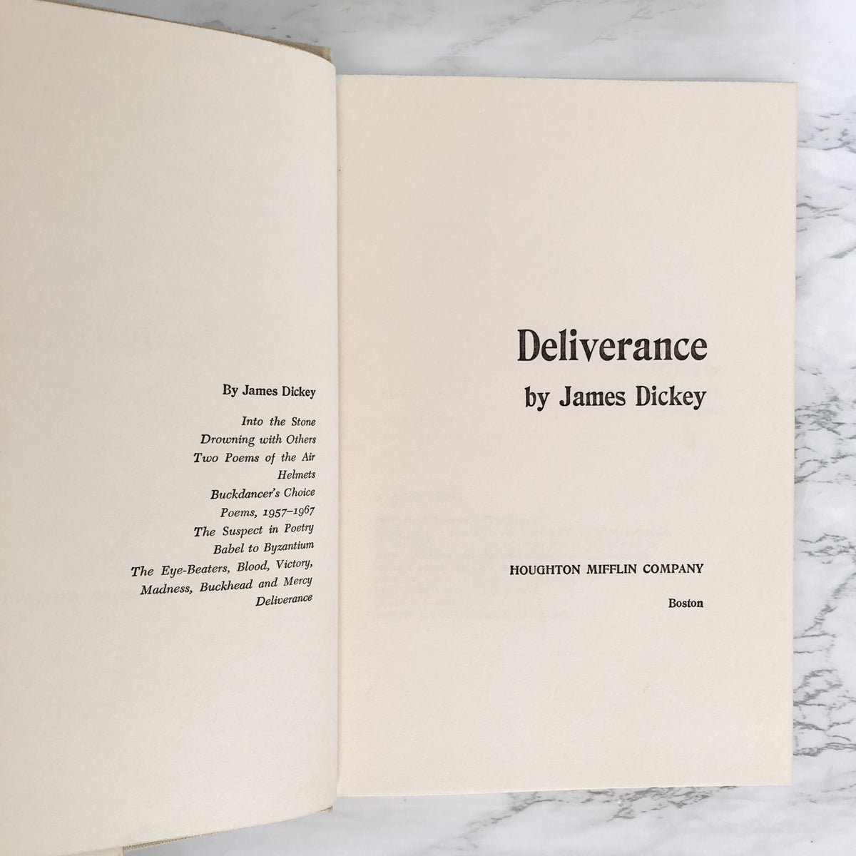 Deliverance by James Dickey [FIRST EDITION / THIRD PRINTING]
