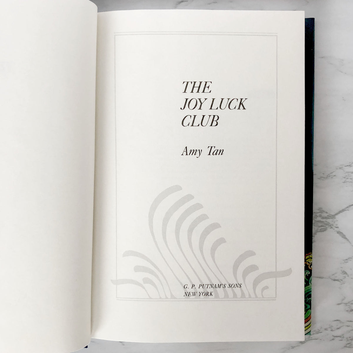 The Joy Luck Club by Amy Tan [FIRST EDITION / FIRST PRINTING] 1989