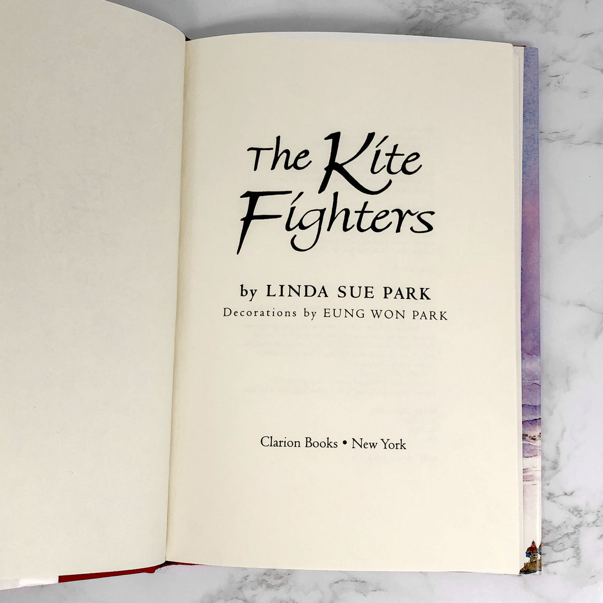 The Kite Fighters by Linda Sue Park [FIRST EDITION] 2000