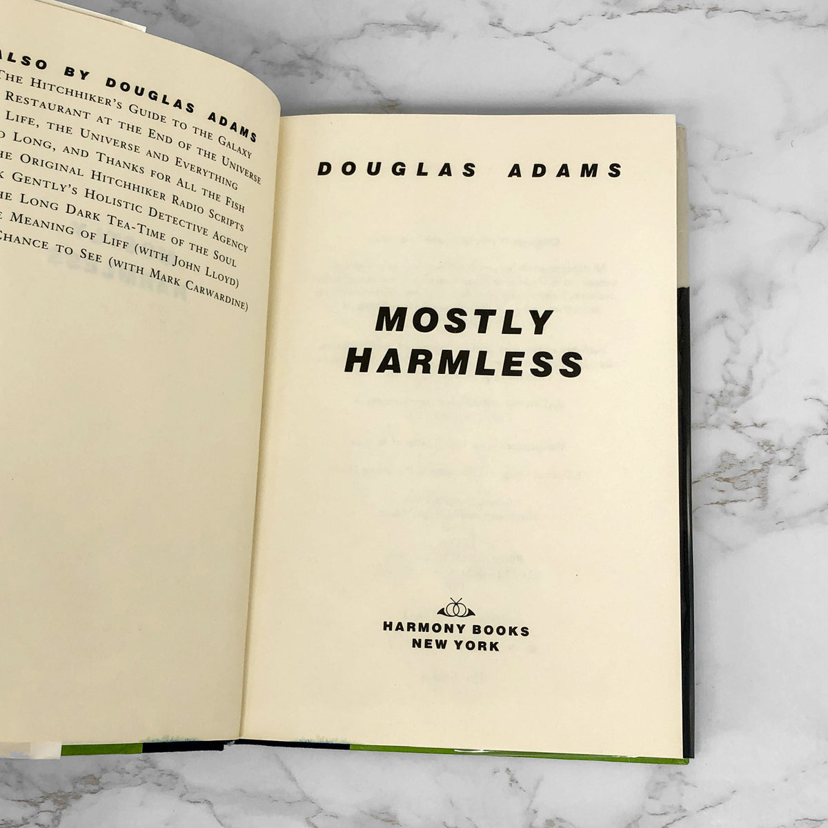 Mostly Harmless by Douglas Adams [FIRST EDITION / FIRST PRINTING] 1992
