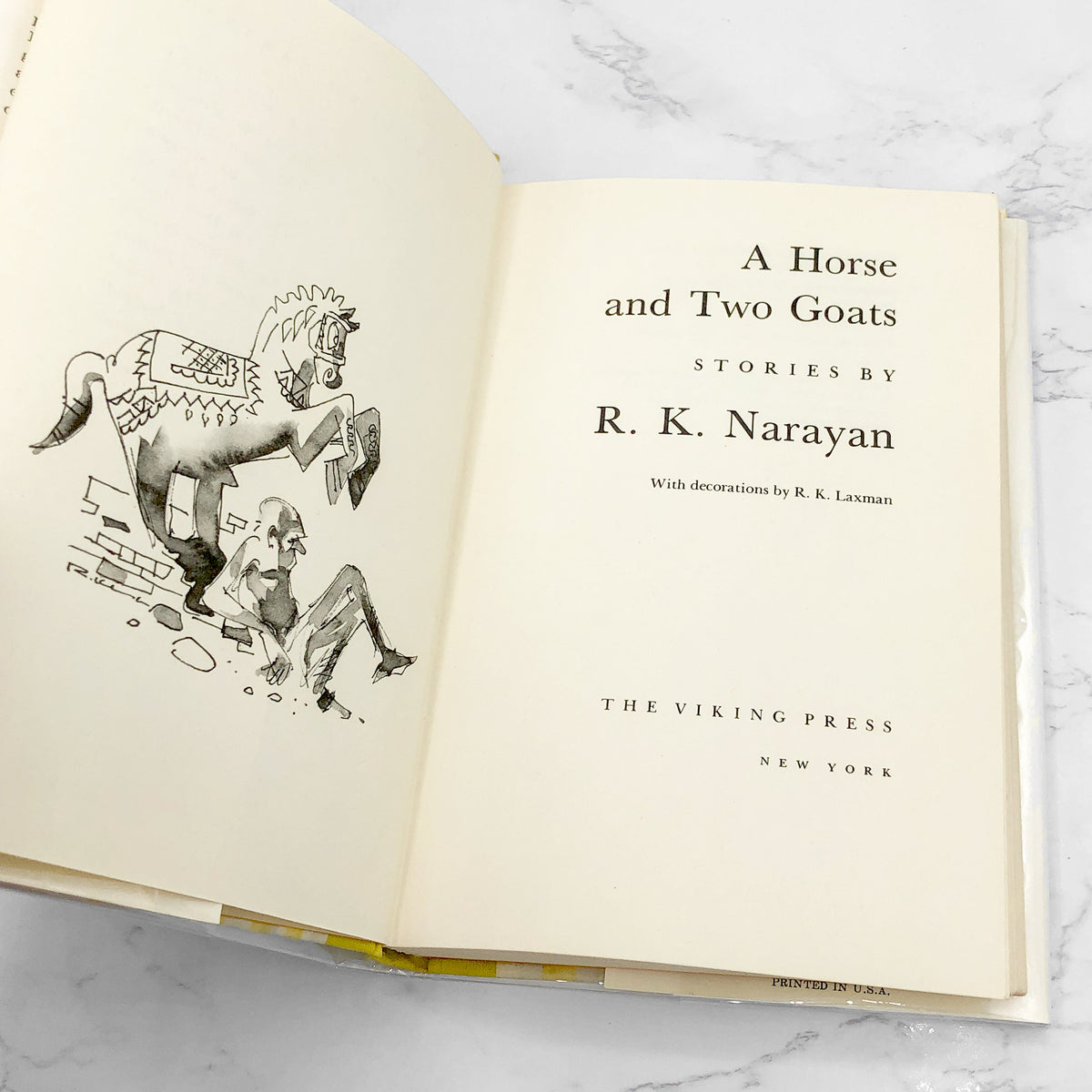 A Horse and Two Goats: Stories by R.K. Narayan [FIRST EDITION • FIRST