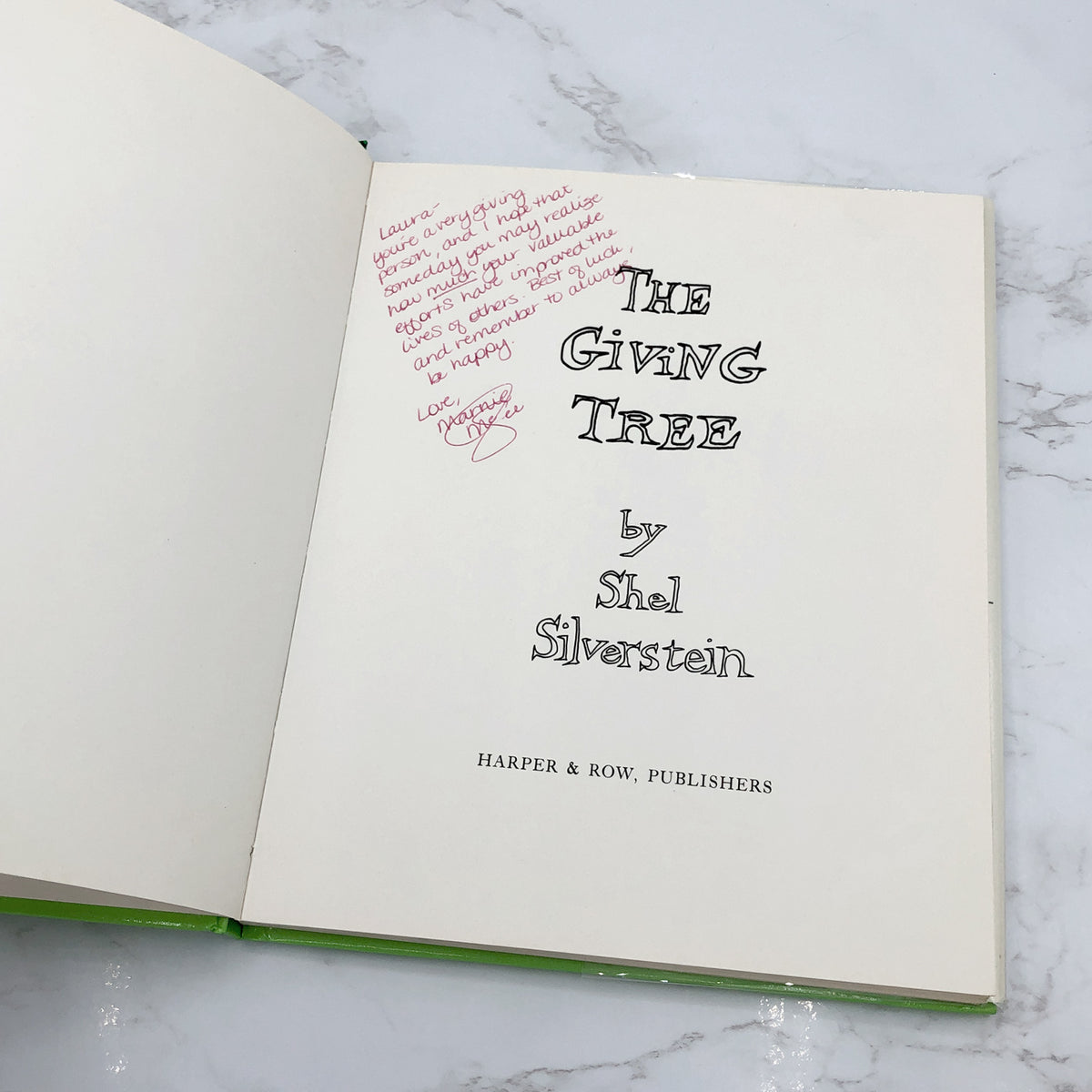 The Giving Tree by Shel Silverstein [FIRST EDITION] 1966 • 70's...