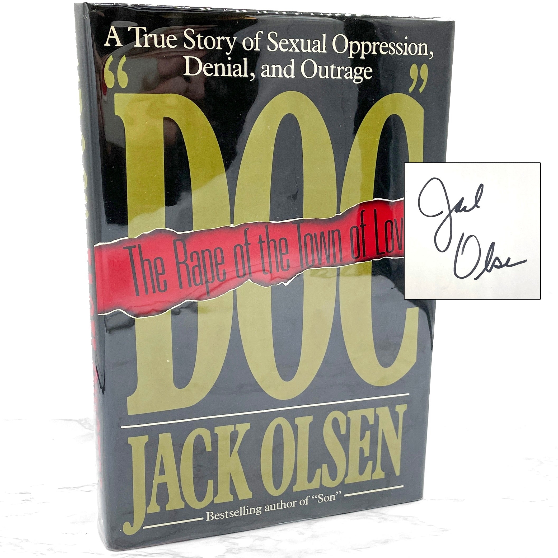 Doc: The Rape of the Town of Lovell by Jack Olsen SIGNED! [FIRST EDITI ...