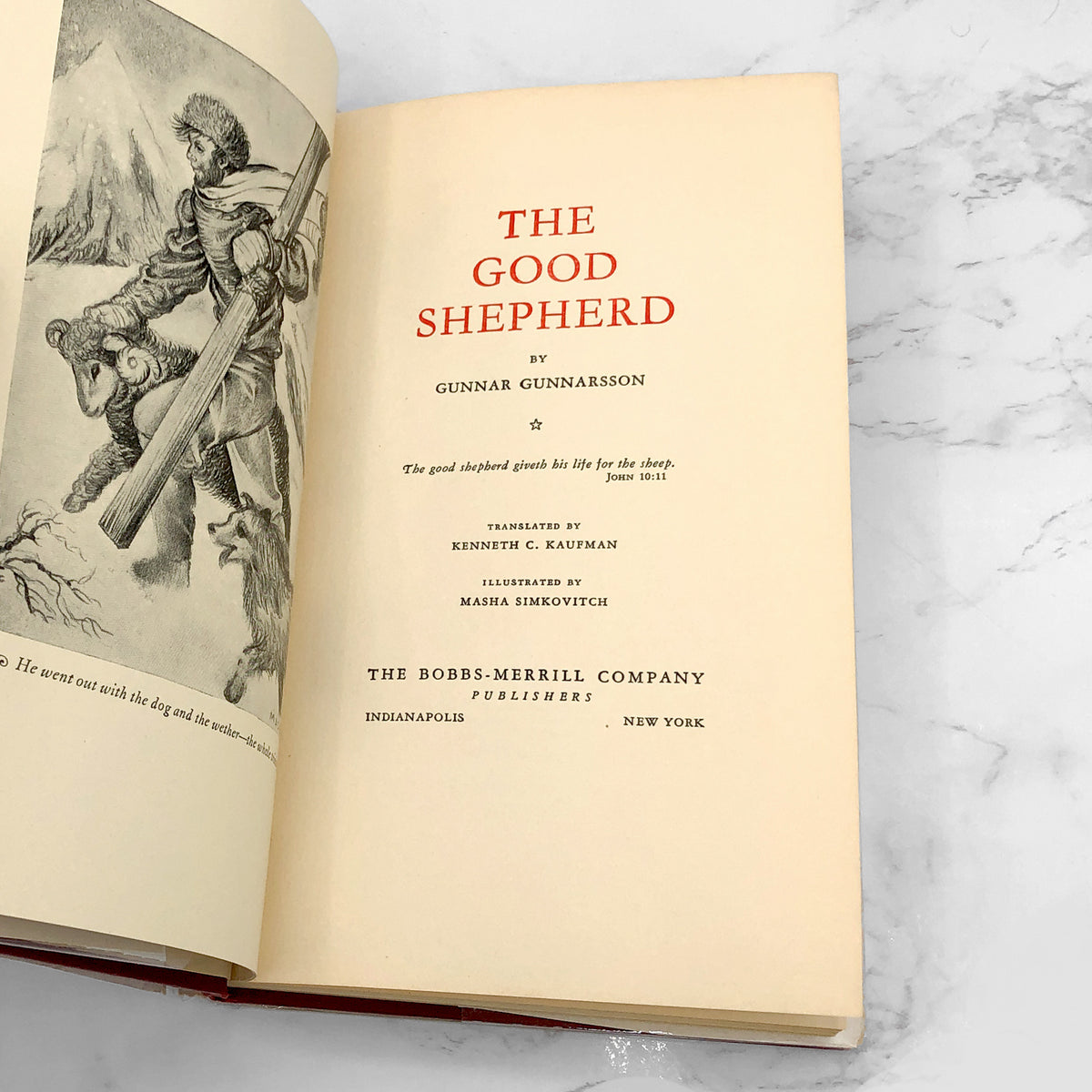 The Good Shepard by Gunnar Gunnarson [FIRST EDITION • FIRST PRINTING]