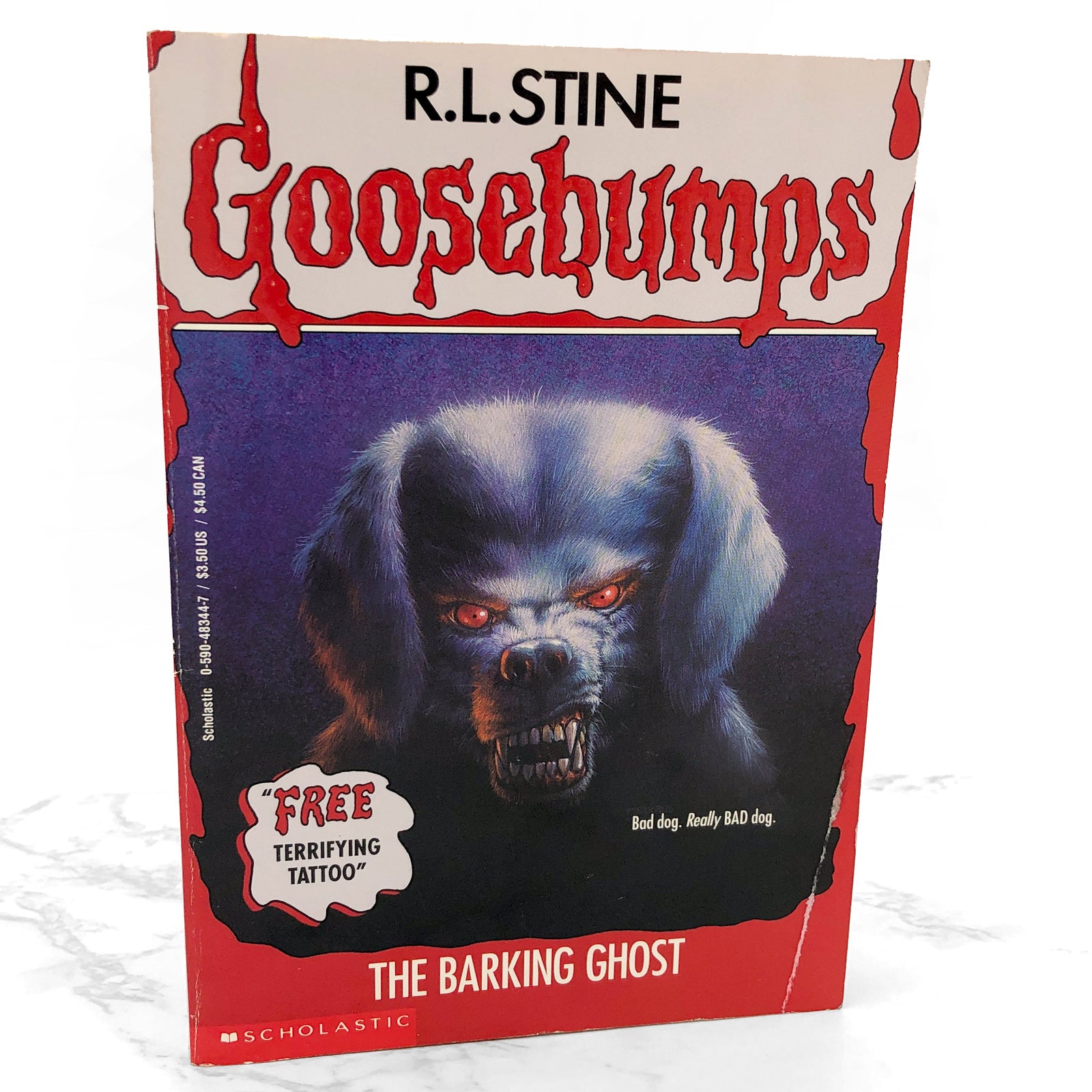 The Barking Ghost by R.L. Stine [1995 FIRST PRINTING] Goosebumps #32 ...