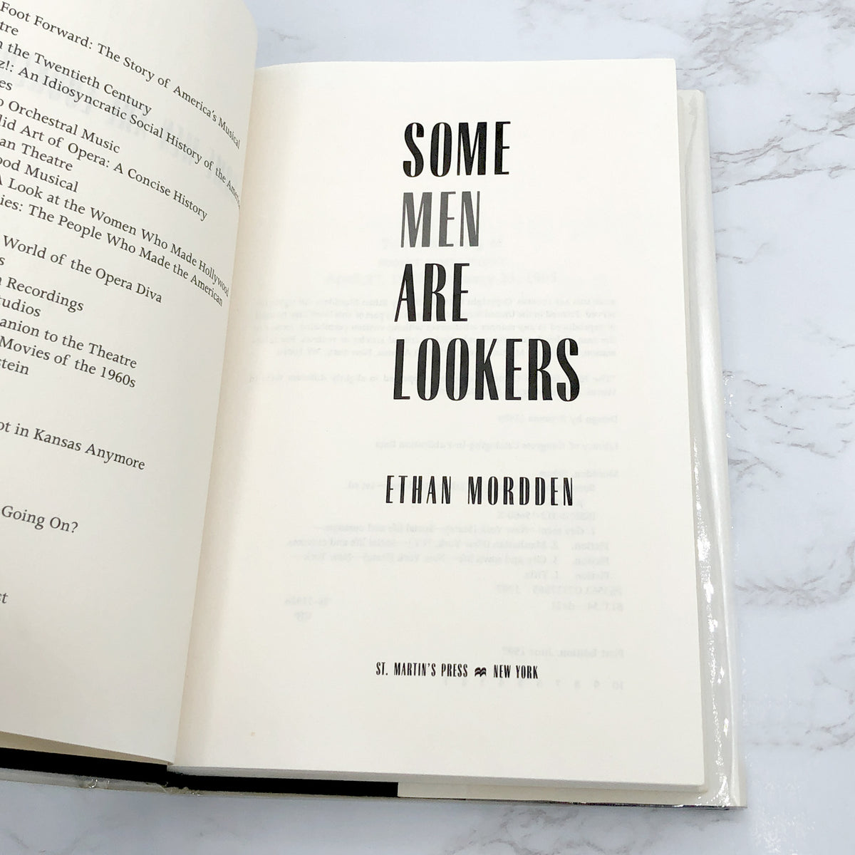 Some Men are Lookers by Ethan Mordden [FIRST EDITION • FIRST PRINTING]