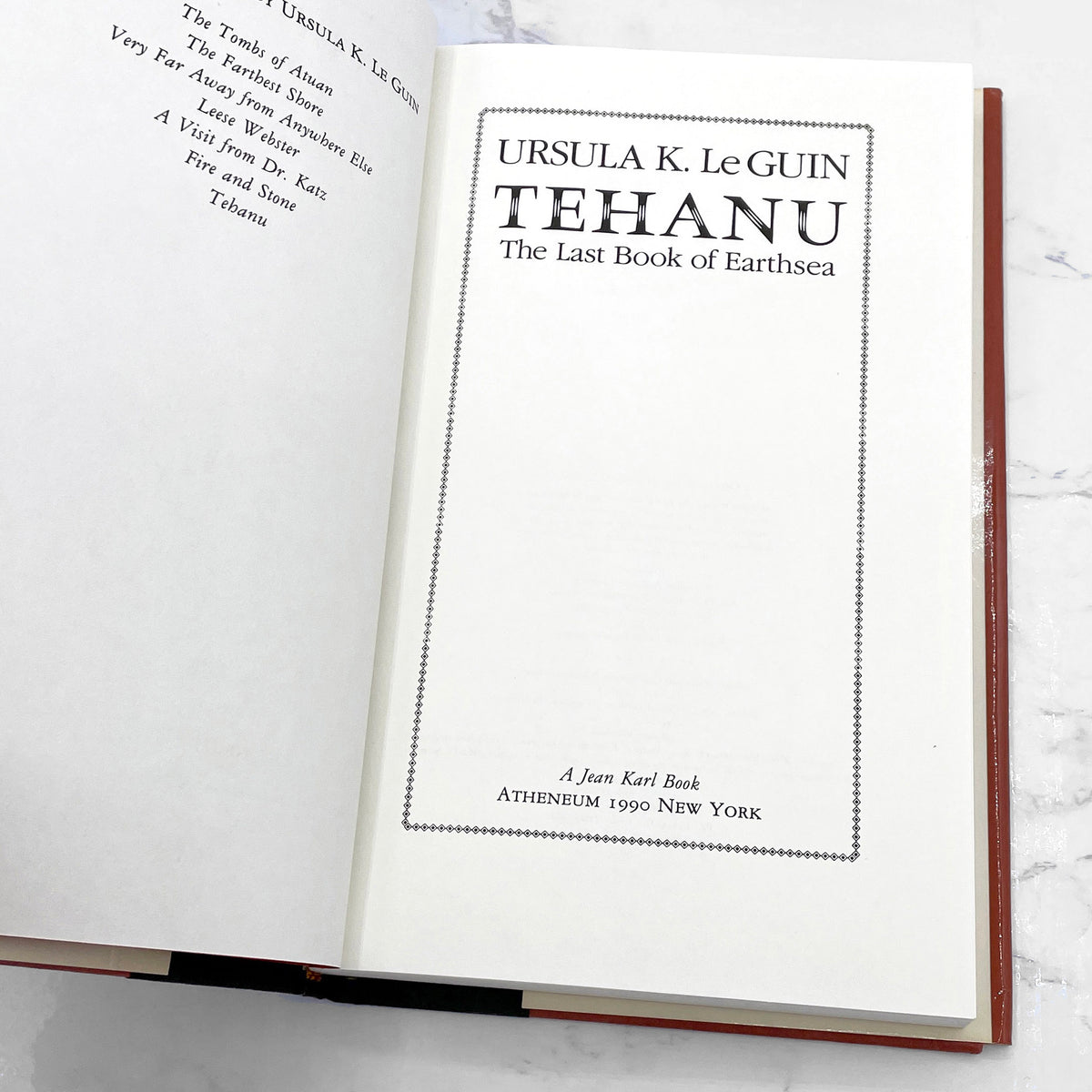 Tehanu by Ursula K. Le Guin [FIRST EDITION • FIRST PRINTING] 1990 • At