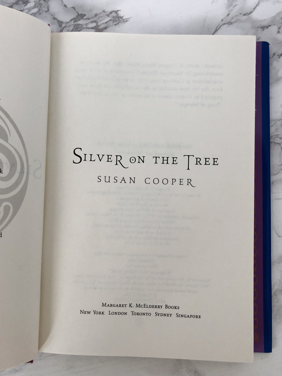 Silver on the Tree by Susan Cooper [REVISED EDITION HARDCOVER] 2003