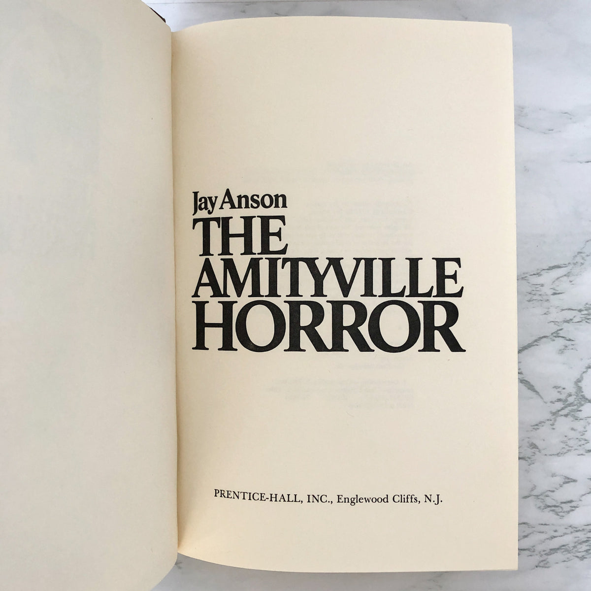 The Amityville Horror by Jay Anson [FIRST EDITION / 1977]