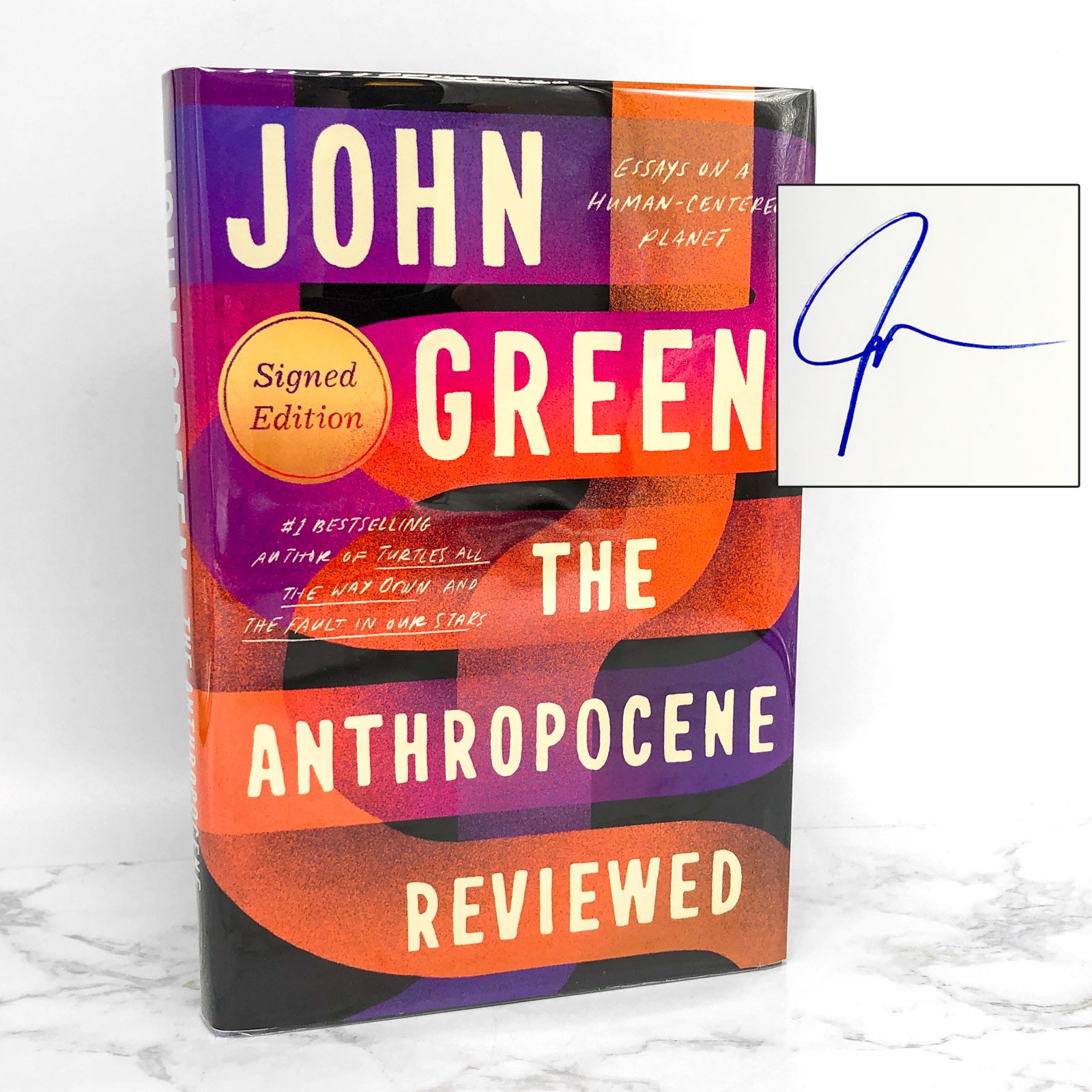 The Anthropocene Reviewed by John Green SIGNED! [FIRST EDITION • FIRST ...