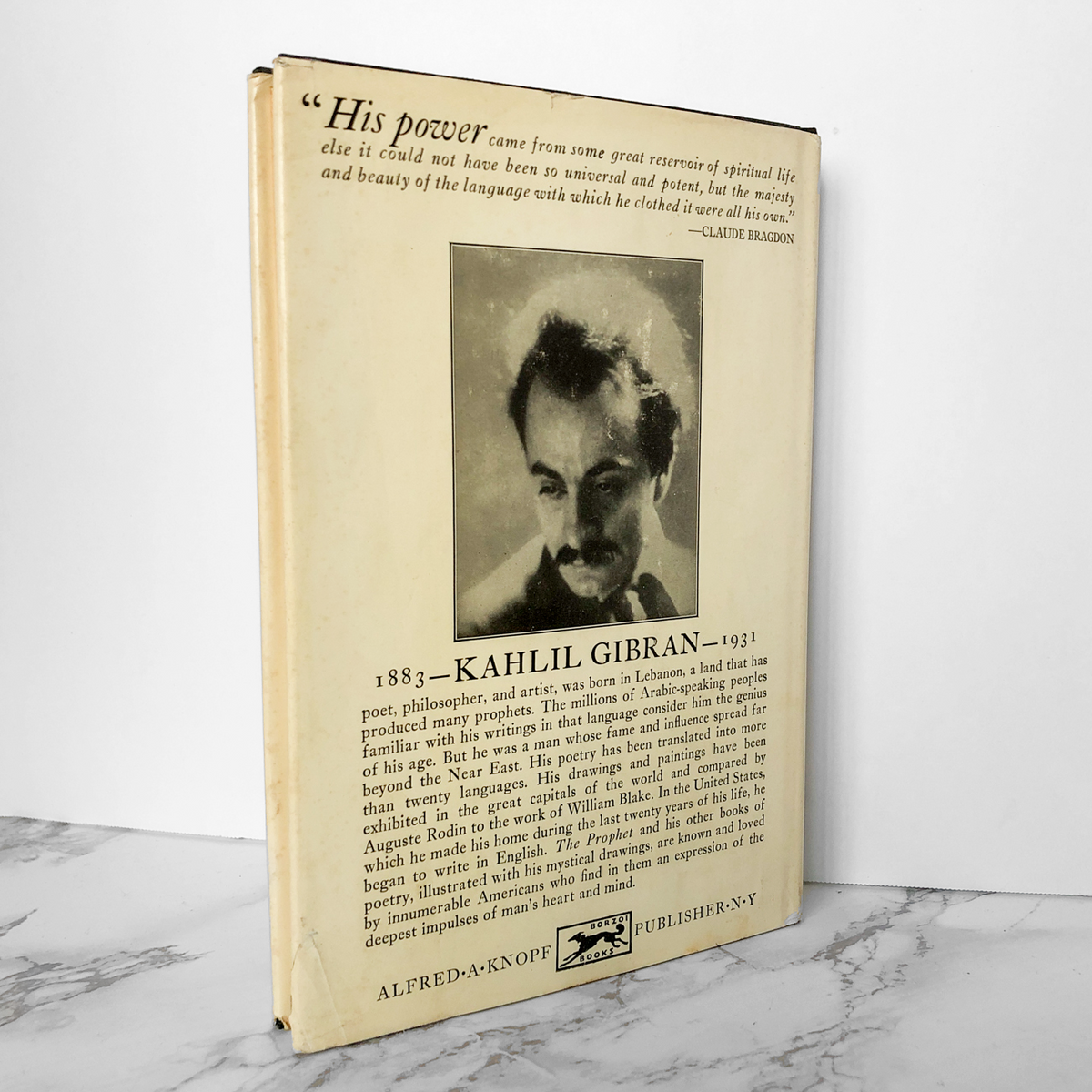 Prose Poems by Kahlil Gibran [FIRST EDITION]
