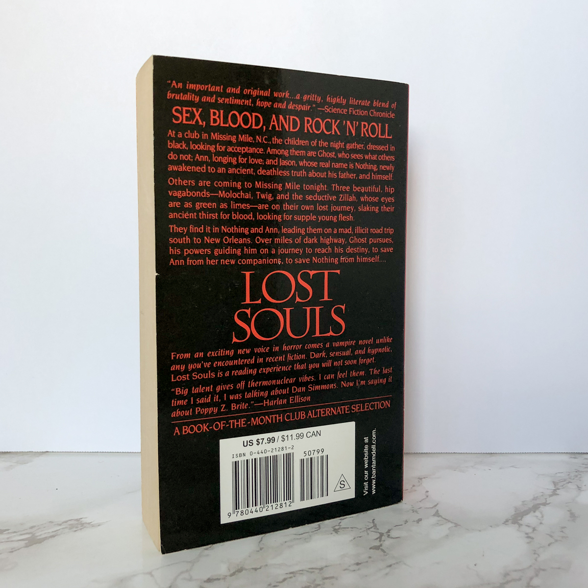 Lost Souls by Poppy Z. Brite [1993 PAPERBACK]