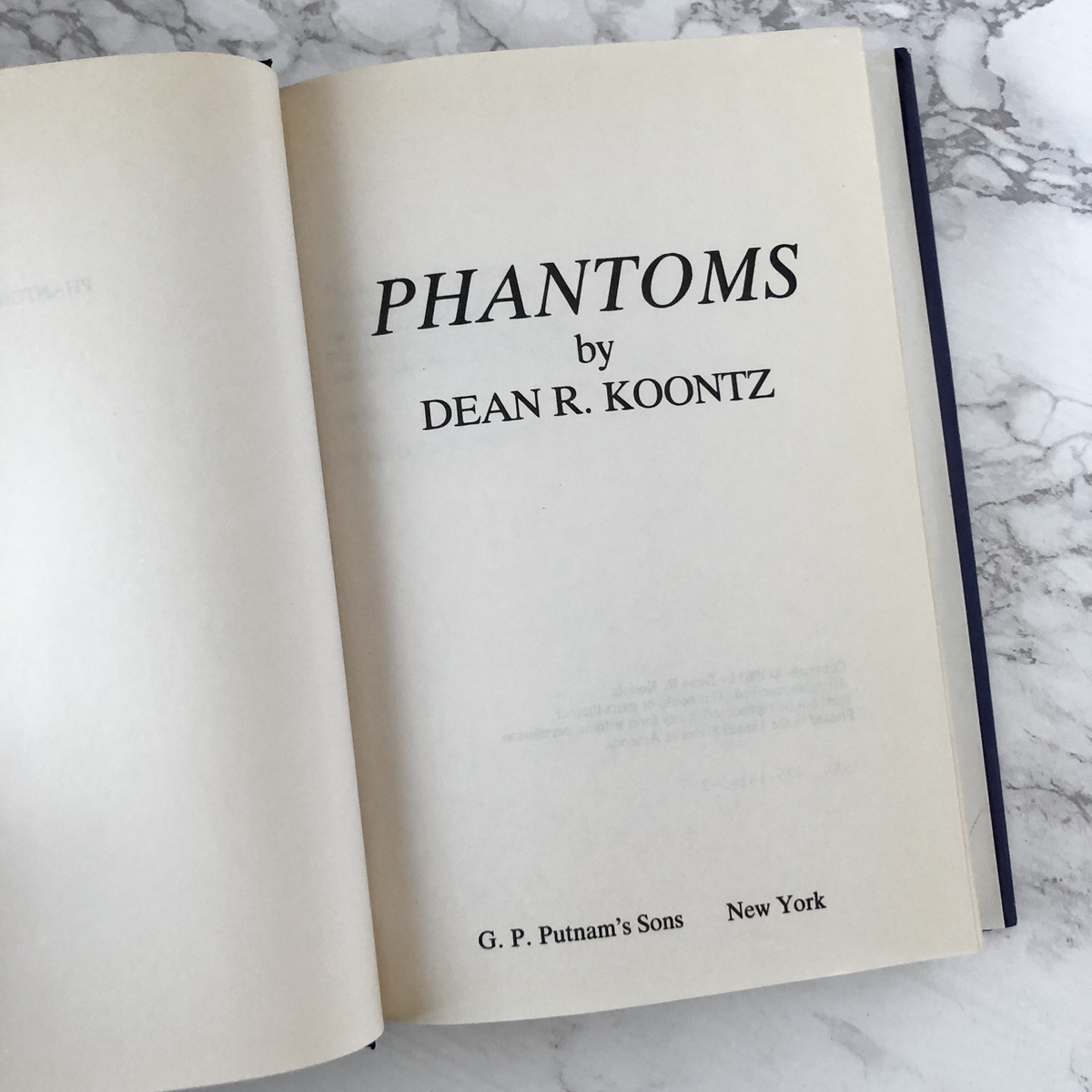 Phantoms by Dean Koontz [FIRST BC EDITION / 1983]