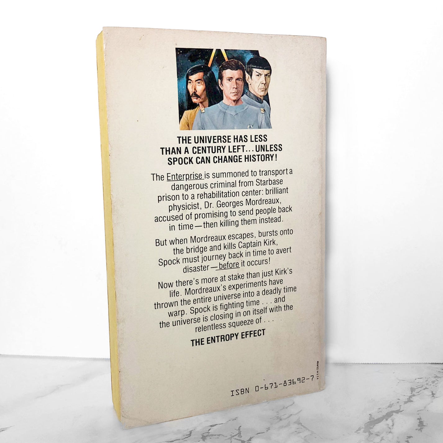 The Entropy Effect: A Star Trek Novel by Vonda N. McIntyre [FIRST PRIN ...